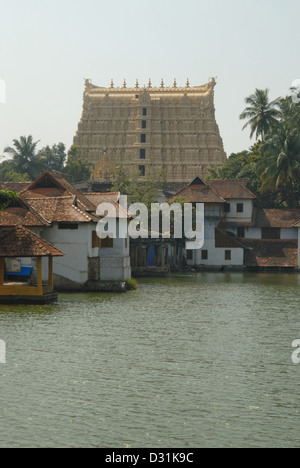 Lake Side View of Gopuram and Shrine of Sri Payaraneeswarar Temple ...