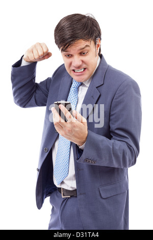receive bad news isolated Stock Photo - Alamy
