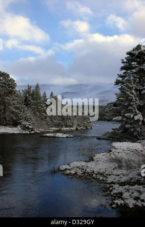 Loch Morlich, Winter Stock Photo - Alamy