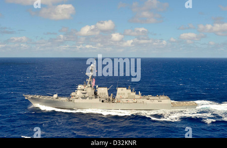 The USS William P. Lawrence (DDG 110), an Arleigh-Burke class guided ...