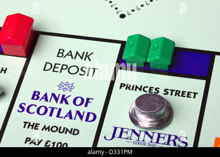 Monopoly game, Edinburgh Edition Stock Photo - Alamy