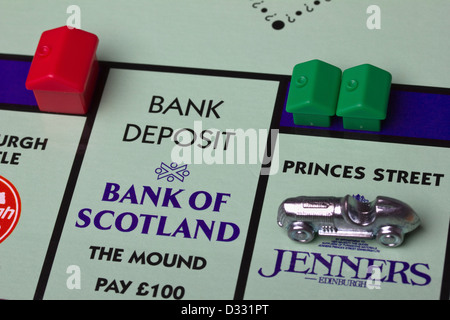 Monopoly game, Edinburgh Edition Stock Photo - Alamy