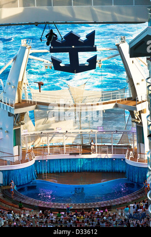High Dive on a Cruise Ship Stock Photo - Alamy
