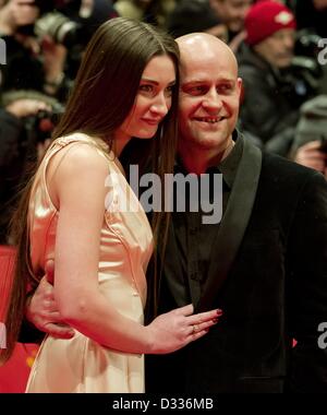Michelle Gornick (L) and Juergen Vogel arrive on the red carpet for the ...