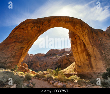 Rainbow Bridge, the largest natural bridge in the world, is a stunning ...