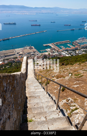 Charles V Steps, Gibraltar Stock Photo - Alamy