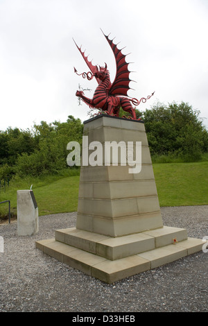 38th Welsh Division Memorial overlooking Mametz wood on the Somme in ...