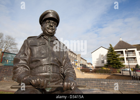 Dads Army ;Actor Arthur Lowe right who plays captain Mannering in the ...