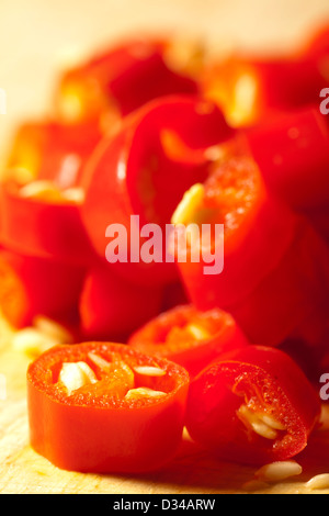 Bunch of fresh small red hot pepper made in Salento, Puglia, Italy ...