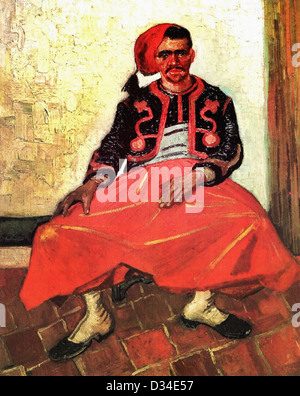 The Zouave, by Vincent Van Gogh, 1888, Dutch Post-Impressionist ...