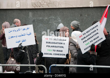 Iranian Embassy, London, UK. 9th January 2026. In a response to exiled ...