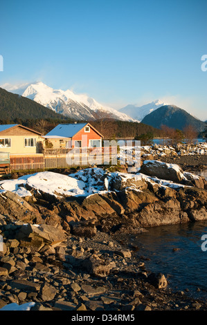 Downtown Sitka, Alaska Stock Photo - Alamy