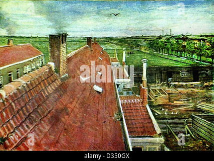 Vincent Van Gogh - View Window Vincent S Studio Winter 1883 Stock Photo ...