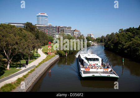 A fast RiverCat Sydney Harbour Ferry departing from Parramatta Western ...