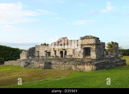 Temple of the Descending God (Templo del Dios Descendente), Mayan ruin ...