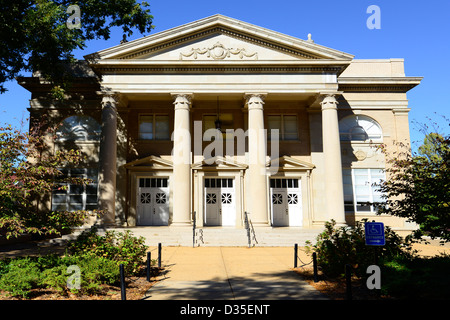 The University of Mississippi "Ole Miss" creed plaque outside the ...