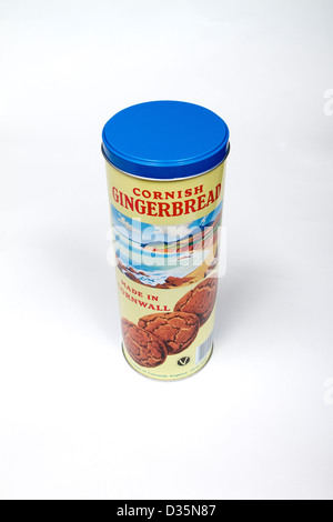 Furniss of Cornwall, Cornish Gingerbread biscuits cookies on a white ...