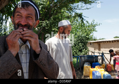 Yaghnobi farmers in Zafarabod, Tajikistan, where they were forcibly ...