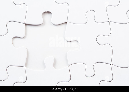 missing jigsaw puzzle interlocking pieces pattern to solve meshed ...