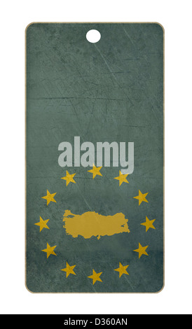 Isolated Turkey Flag Stock Photo - Alamy