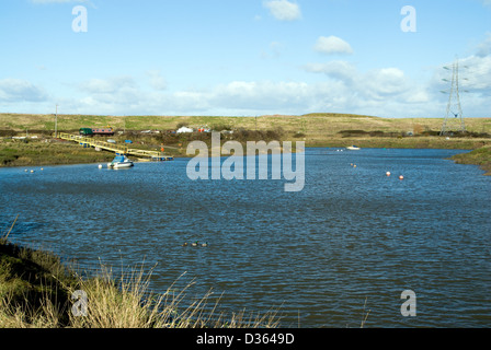 Estuary of River Rhymney, Cardiff, South Wales, UK Stock Photo - Alamy