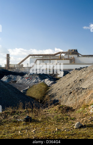 Steel Works, Rover Way, Cardiff, South Wales, UK Stock Photo - Alamy