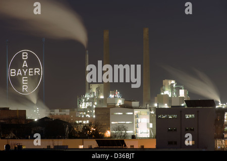 Bayer pharmaceuticals factory Stock Photo - Alamy