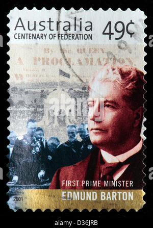 Edmund Barton, Prime Minister of Australia ca. 1902 Stock Photo - Alamy