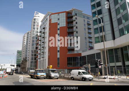 Altolusso apartment building Cardiff city centre South Wales UK GB ...