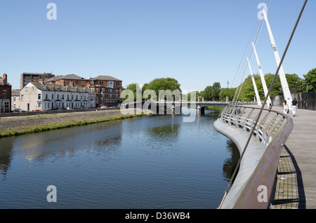 River Taff in the Cardiff City Centre, south Wales Stock Photo ...