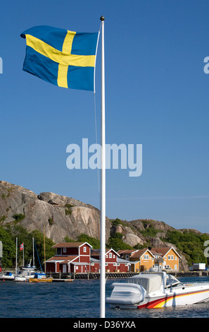 Sweden, Bohuslän, Grebbestad, wooden house, detail Stock Photo - Alamy