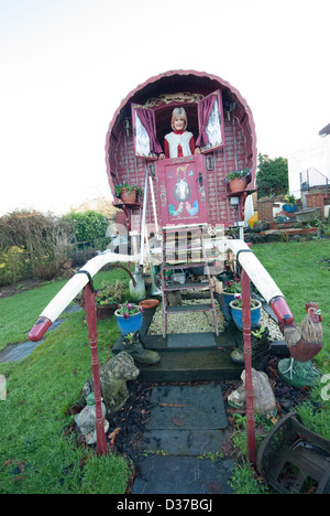 A refurbished Romany caravan converted to a bed and breakfast ...