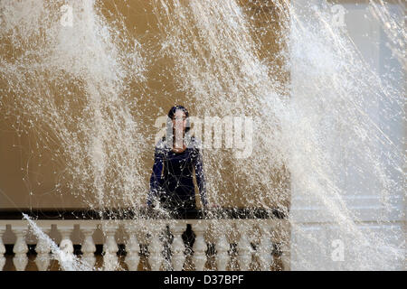 the woman looks at the milky way Stock Photo - Alamy