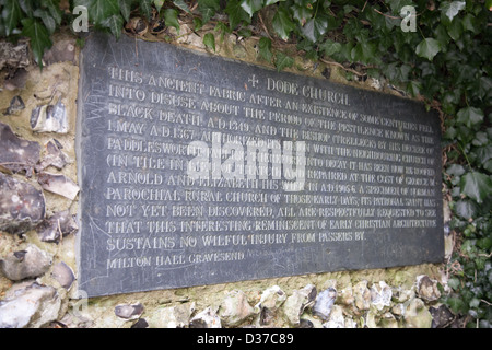 The Ancient Norman Church At Dode Great Buckland Kent UK Stock Photo ...