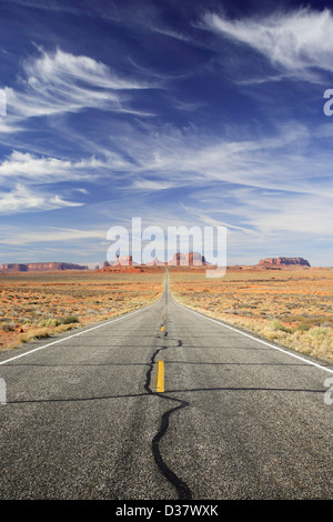 Arizona U.S. Route 163 and Monument Valley Landscape Stock Photo - Alamy