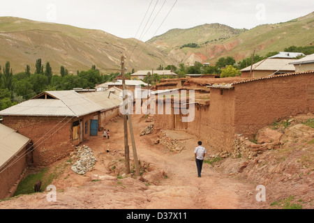 Traditional clay hovel, Hissar Mountains, Uzbekistan, Central Asia ...
