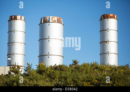 The Rampside gas terminal in Barrow in Furness, Cumbria, UK, which ...
