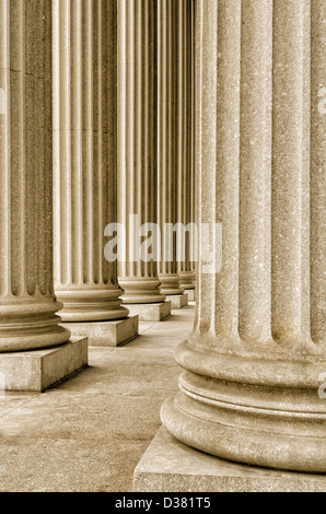 Low section of columns in a row Stock Photo - Alamy