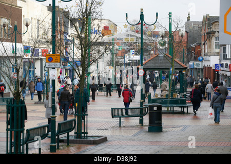 Scunthorpe Town Centre High Street Stock Photo - Alamy