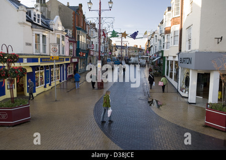 Bridlington town centre Stock Photo - Alamy