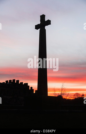Durham Cathedral silhouette Stock Photo - Alamy