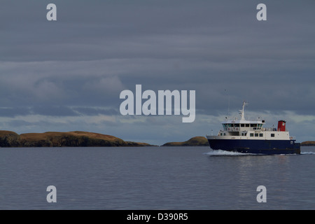 The Whalsay ferry Linga on its way to Shetland mainland Stock Photo - Alamy