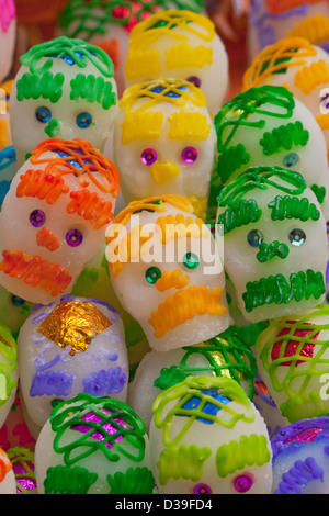 Day of the Dead candies in Mexico City market Stock Photo - Alamy