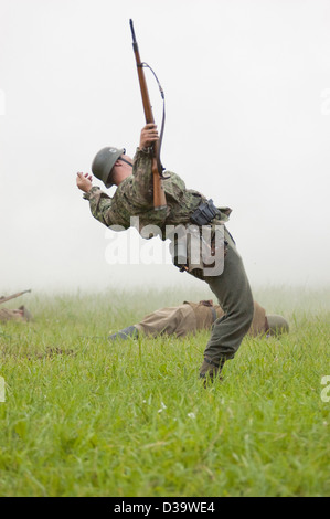 The dying soldier Stock Photo - Alamy