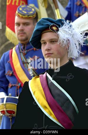 (dpa) - Members of the 'Deutsche Burschenschaft' ('German Fraternity ...