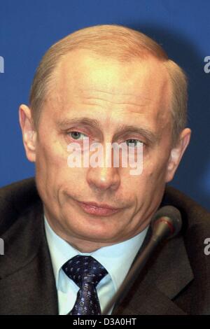 Russian President Vladimir Putin during the official welcoming ceremony ...
