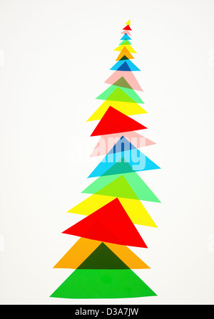 colorful triangle geometric shape background design Stock Photo - Alamy