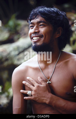 Portrait Philippine men outdoor. Philippines. Island Katiklan Stock ...