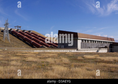 Ohau A Power Station, near Twizel, Mackenzie Country, South Island, New ...