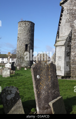 Inniskeen church and Round Tower, Co. Monaghan, Ireland Stock Photo - Alamy
